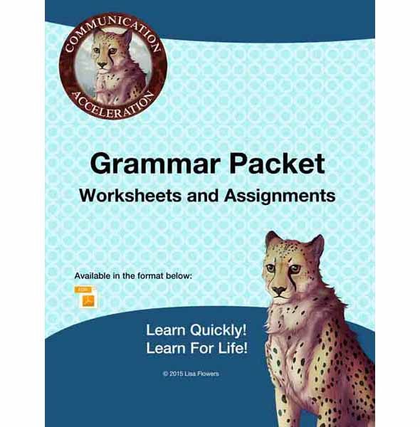 Grammar Worksheets Packet from COMMUNICATION ACCELERATION