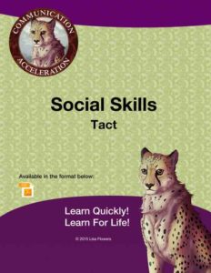 Social Skills Worksheets - Tact