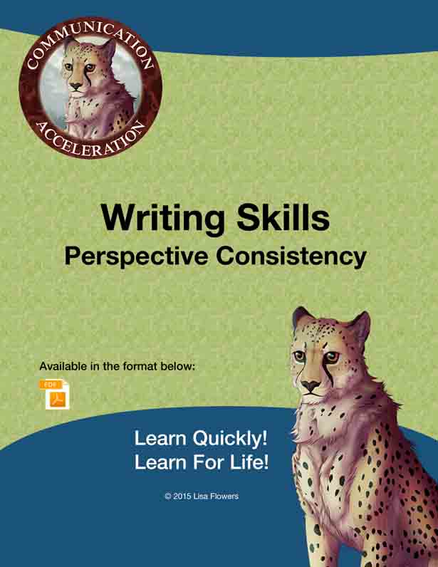 Perspective Consistency - Writing Skills Activities Worksheets ...