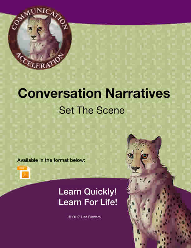 Conversation Narratives - Set The Scene - Social Skills Worksheets for ...